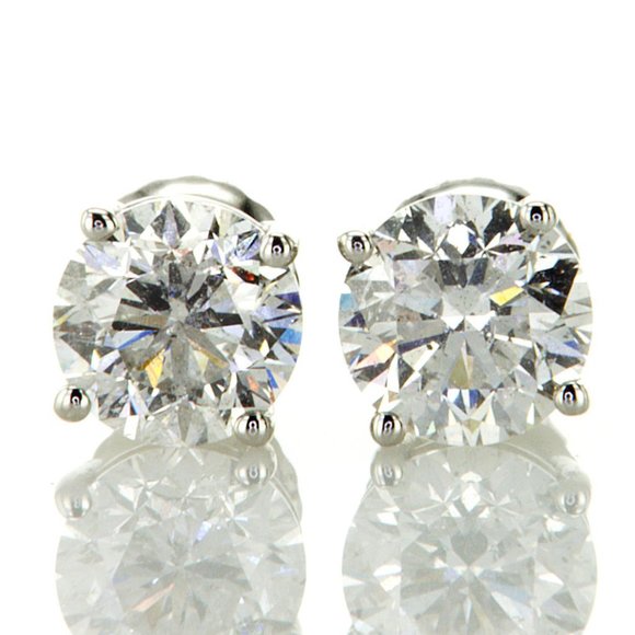Smart diamond source | Jewelry | Diamond Stud Earrings Round Shape ...